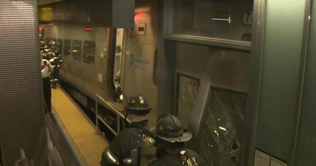 LIRR train crash in NYC injures more than 100 people - CBS News
