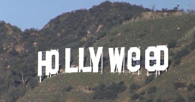 "Hollyweed" sign a throwback to political activism - CBS News