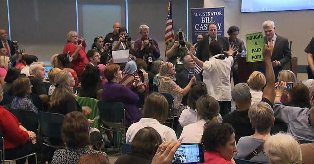 Angry constituents confront lawmakers at town halls - CBS News Angry constituents confront lawmakers at town halls - CBS News
