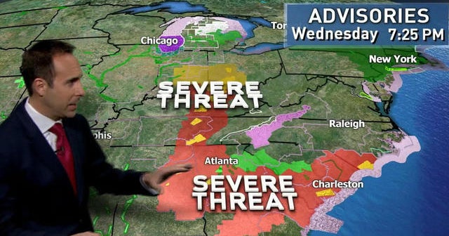 Dangerous storms in the Southeast - CBS News