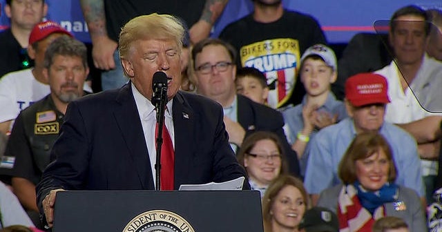 Trump reads "The Snake" poem - CBS News