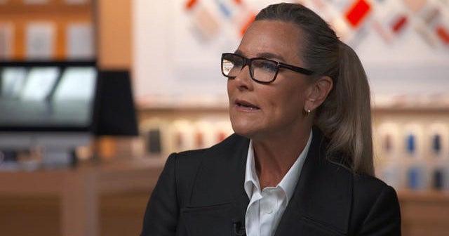 Apple exec Angela Ahrendts on getting back to human connections - CBS News