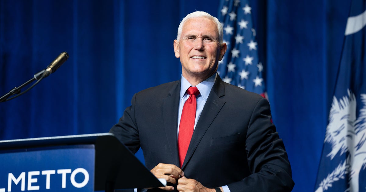 Pence touts "our" accomplishments in first remarks since leaving office ...