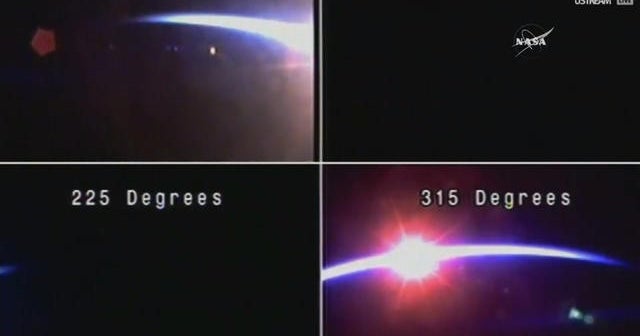 Watch: Colorful NASA rocket launch - CBS News