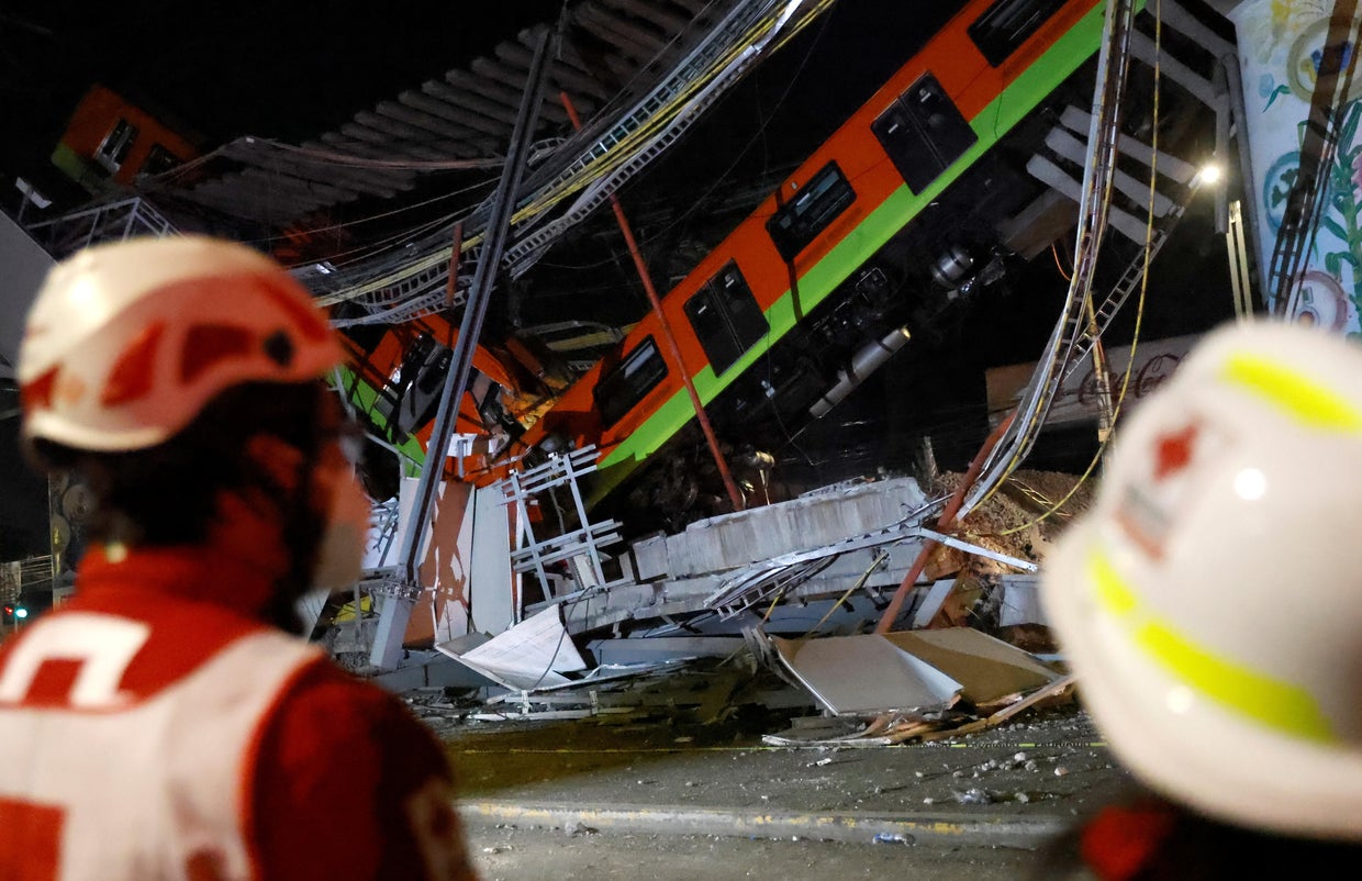 Mexico City metro overpass collapses, killing at least 23 people and ...