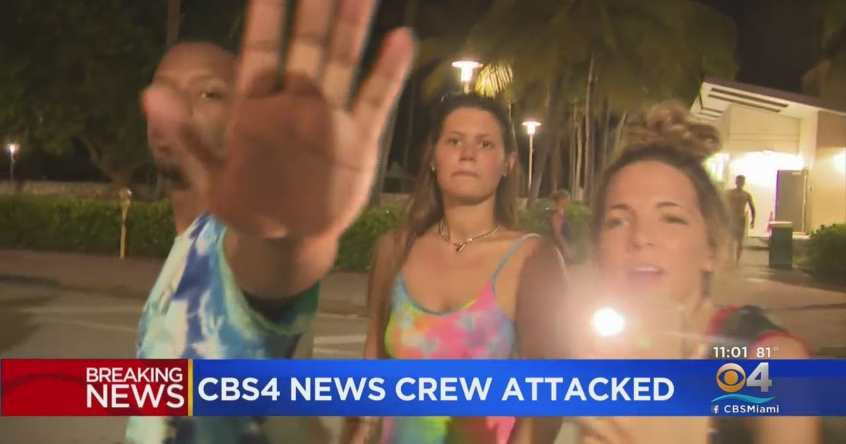 'Just Really Shaken Up': CBS4 Crew Attacked On South Beach While ...