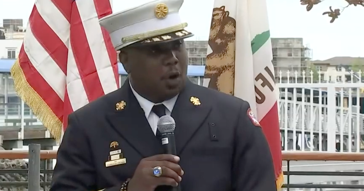 Oakland City Officials Swear In New Fire Chief Reginald Freeman - CBS ...