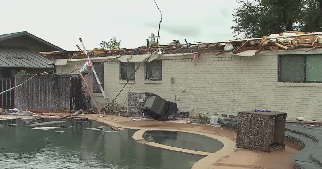 'This Is Trying On Your Soul': Possible Tornado Rips Roof Off Home ...