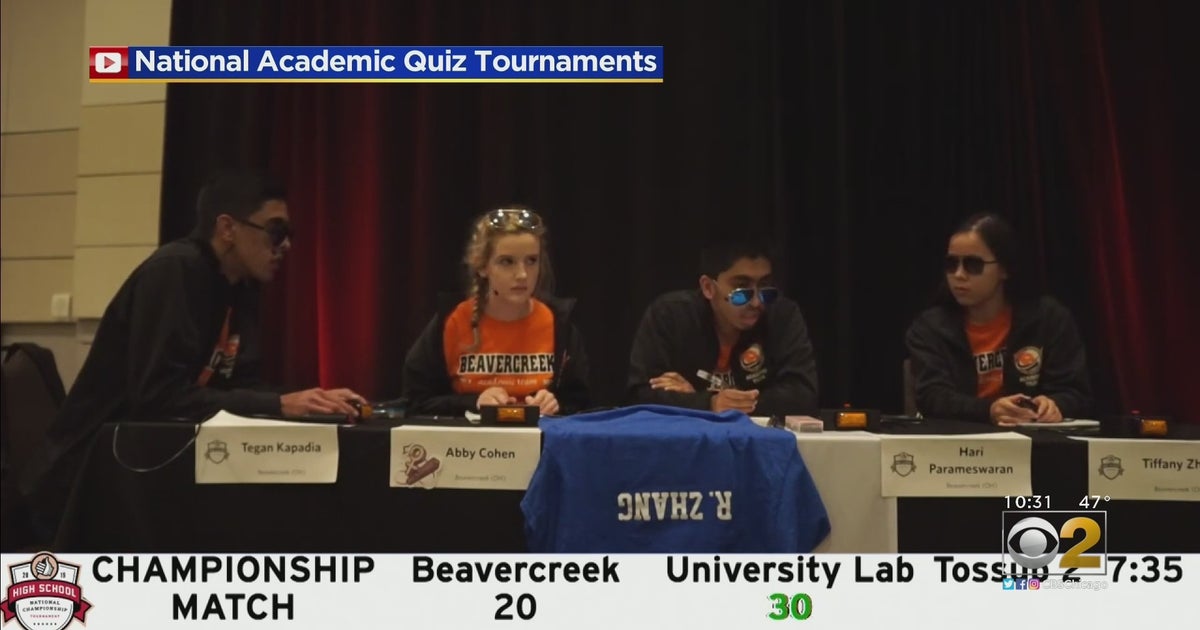 Quiz Bowl Championship Returns After COVID-19 - CBS Chicago