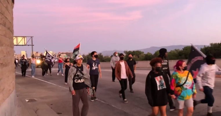 Protest Over Fatal Police Shooting Shuts Down Freeway In San Jose - CBS ...