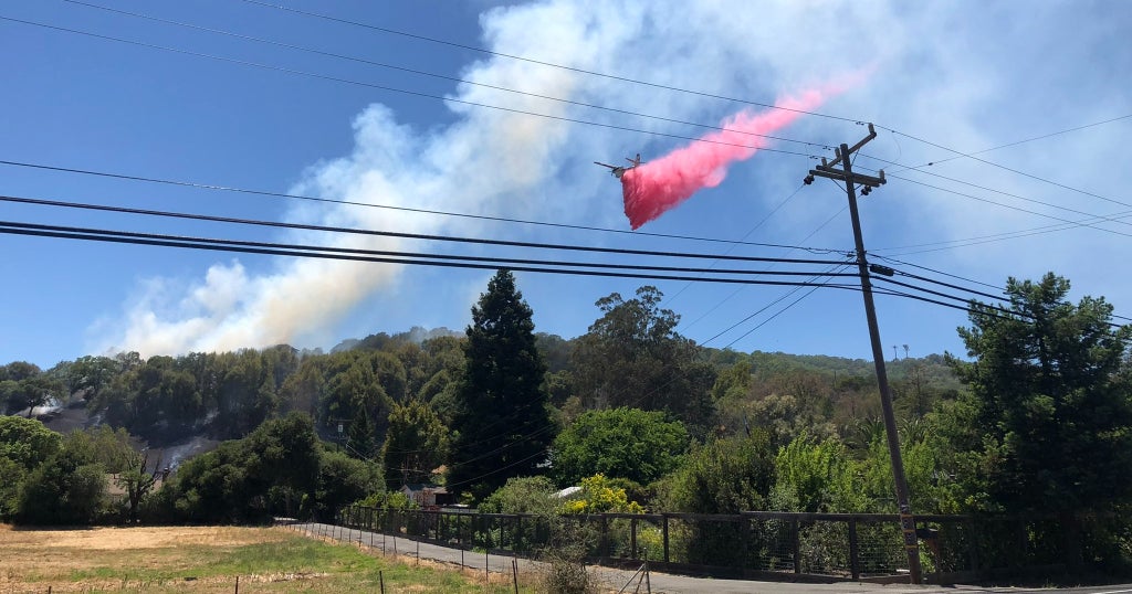 Marin County Crews Control Novato Vegetation Fire at 3 Acres - CBS San ...
