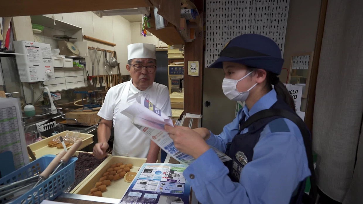 Walking the beat in Japan, a "heaven for cops" - CBS News