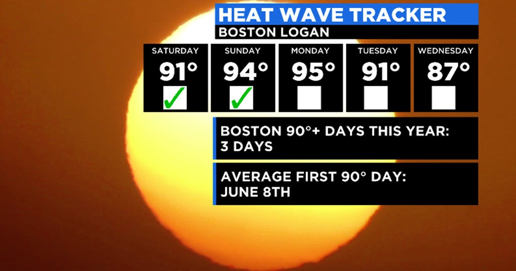 First Heat Wave Of 2021 As Dangerous Temperatures Soar Above 90 - CBS ...