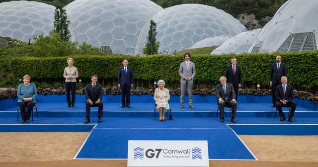 President Biden meets with world leaders at first G7 summit - CBS News