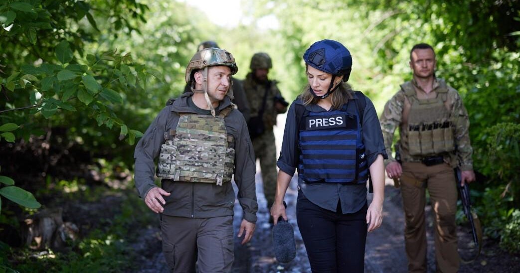CBS News' Holly Williams on reporting from Ukraine's front line ...