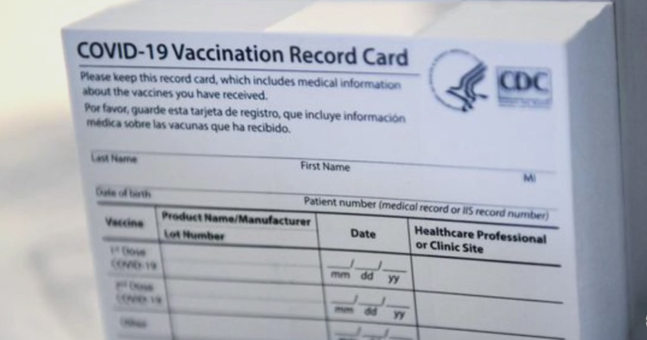 Feds Warn Against Fake COVID-19 Vaccine Cards - CBS Texas