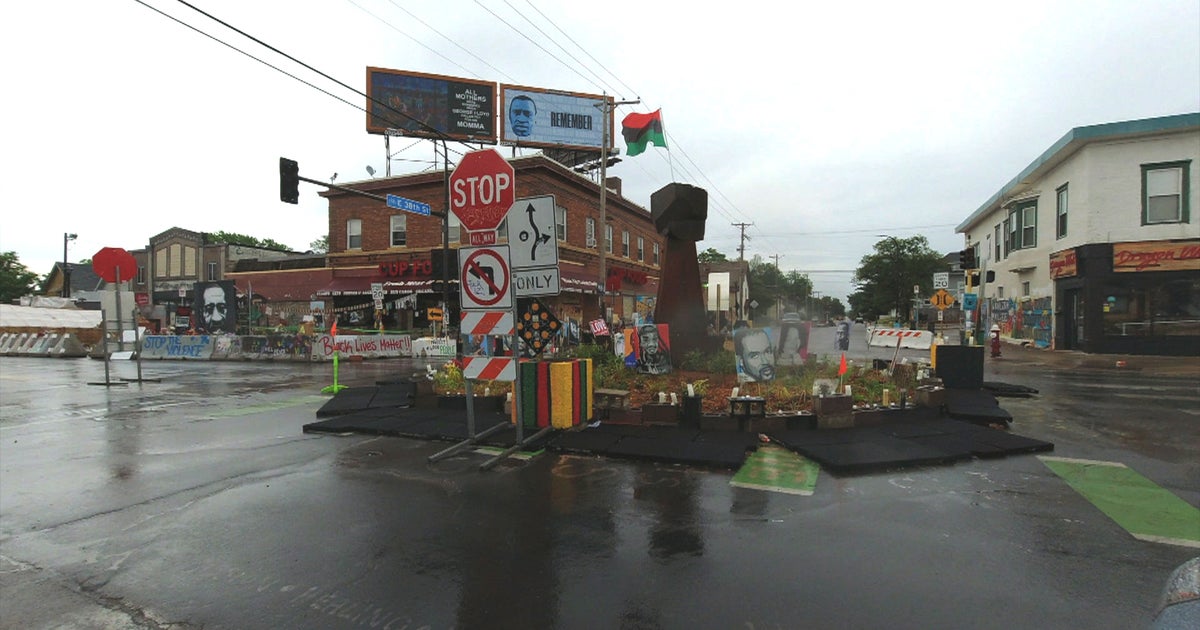 George Floyd Square, Uptown Intersection Reopen To Traffic - CBS Minnesota