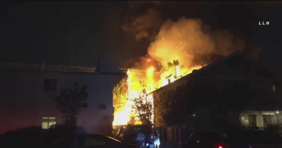 Fire Rips Through Several Outbuildings In Pomona Neighborhood; No Homes ...