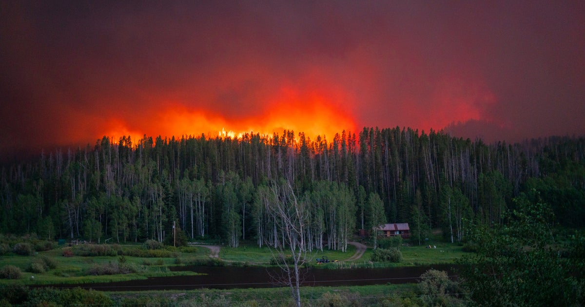 Muddy Slide Fire Lights Up Night Sky In Routt County