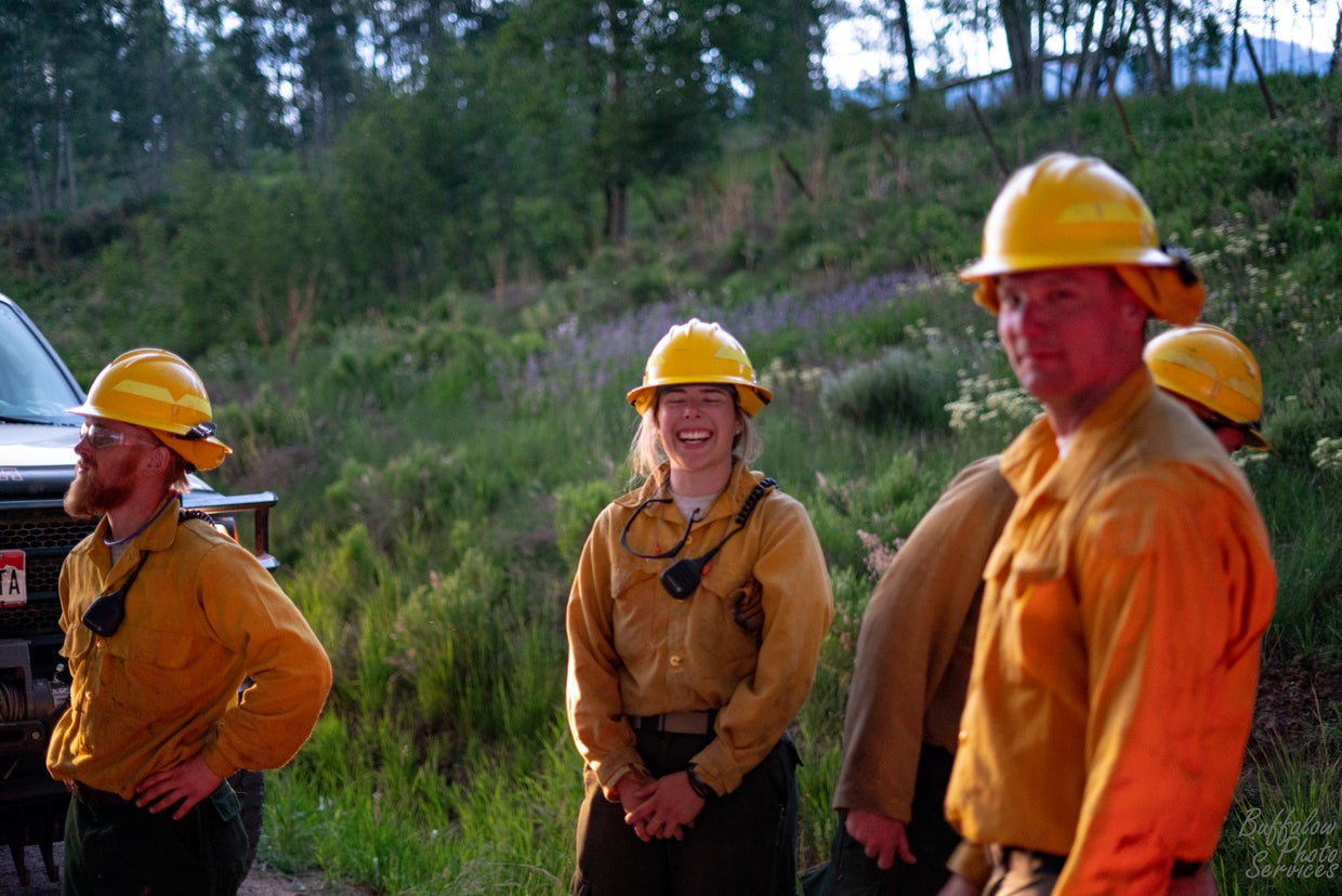 Muddy Slide Fire Lights Up Night Sky In Routt County