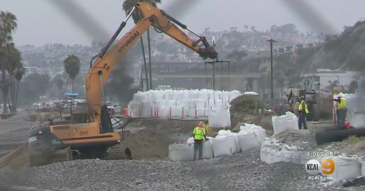 Crews Work To Repair Damage Caused By High Tides, Flooding In OC - CBS ...
