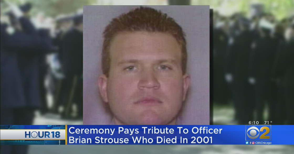 Chicago Police Honor Fallen Officer Brian Strouse 20 Years After He Was ...