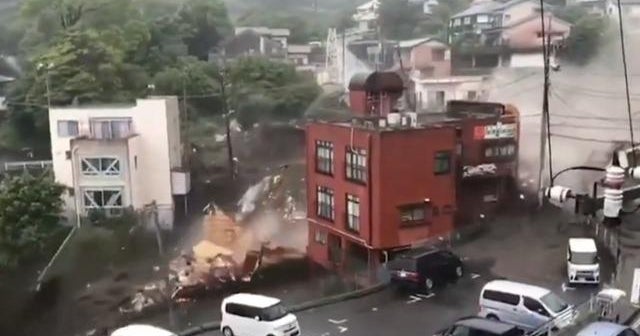 2 dead after major mudslide in Atami, Japan - CBS News