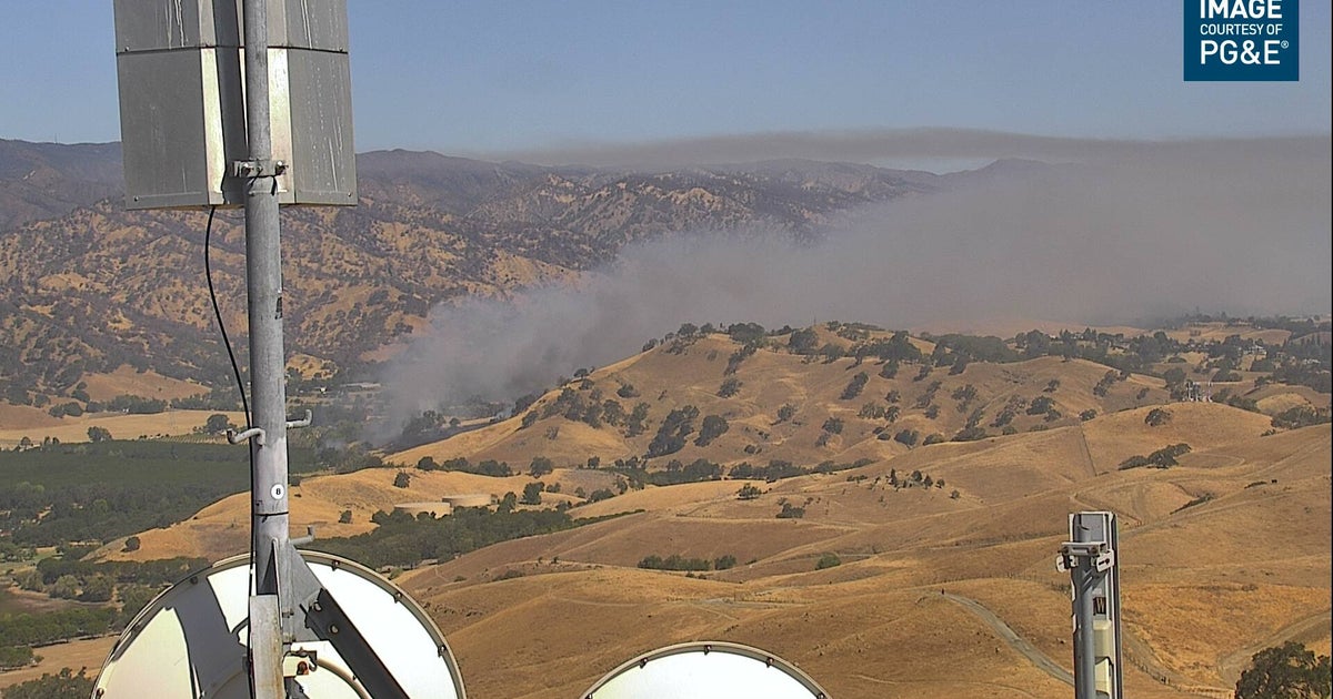 Evacuation Orders Lifted After Vegetation Fire Near Vacaville - CBS ...