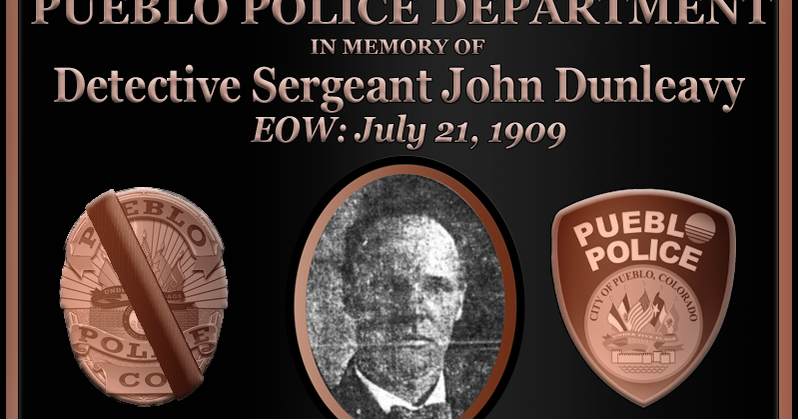 Pueblo Police Honor Detective Sgt. John Dunleavy Who Was Gunned Down ...