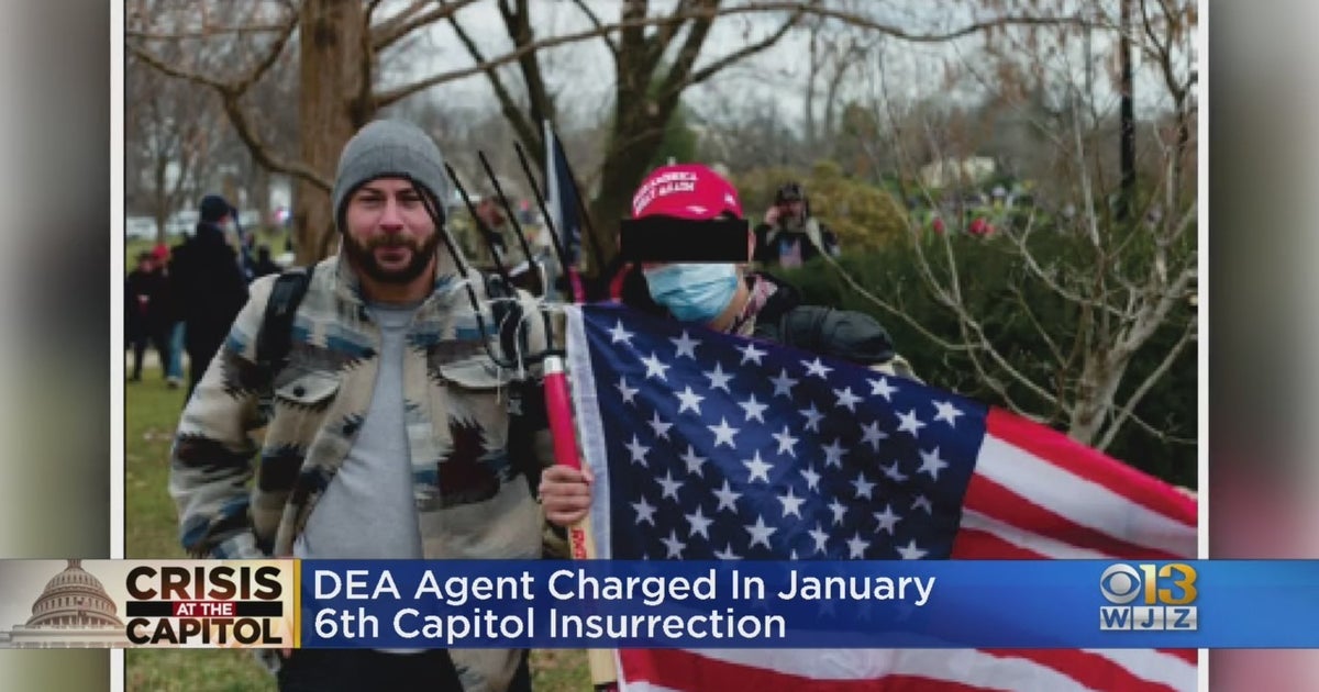 Off-Duty DEA Agent Arrested On Capitol Riot Charges - CBS Baltimore