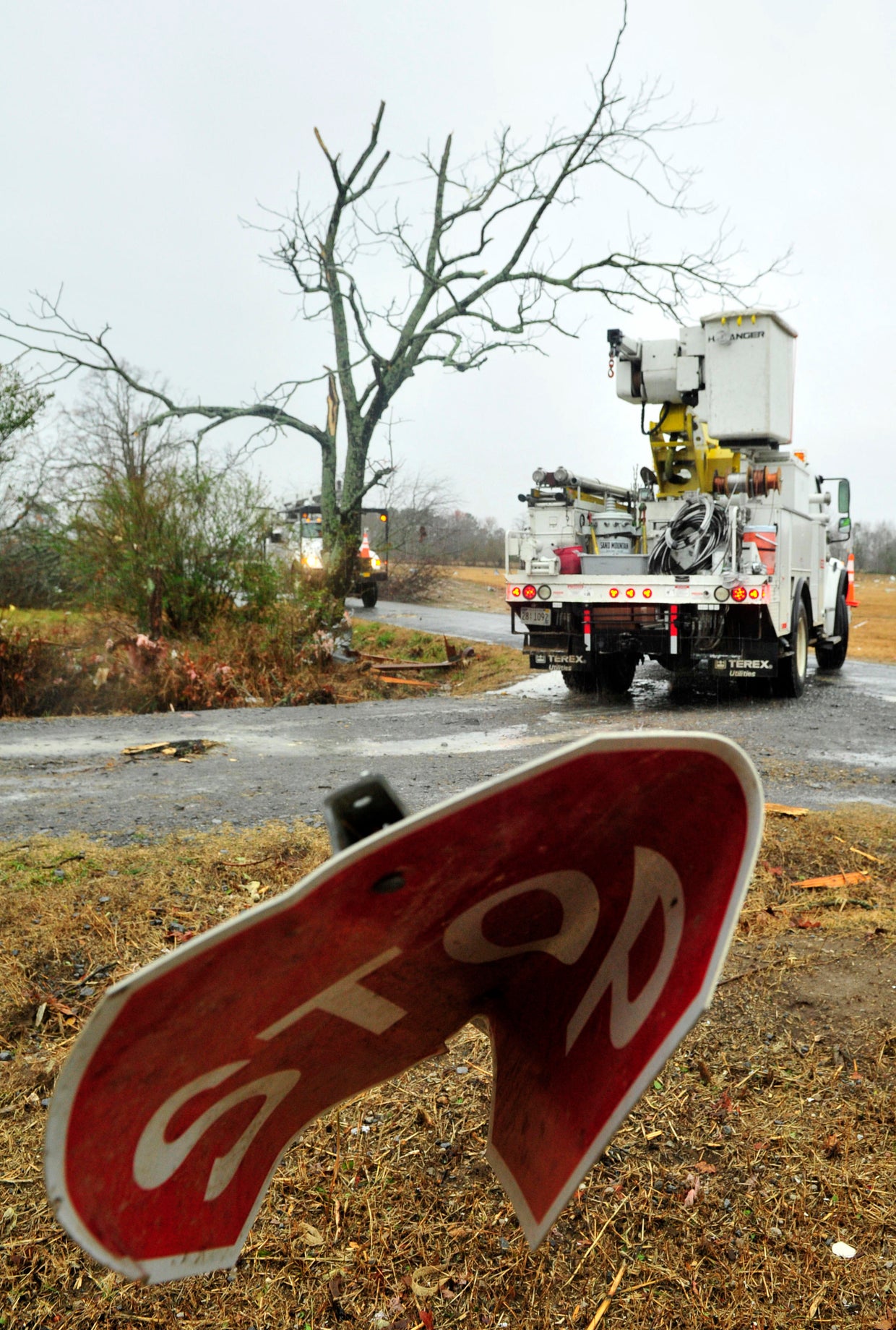 Devastating photos of tornado damage
