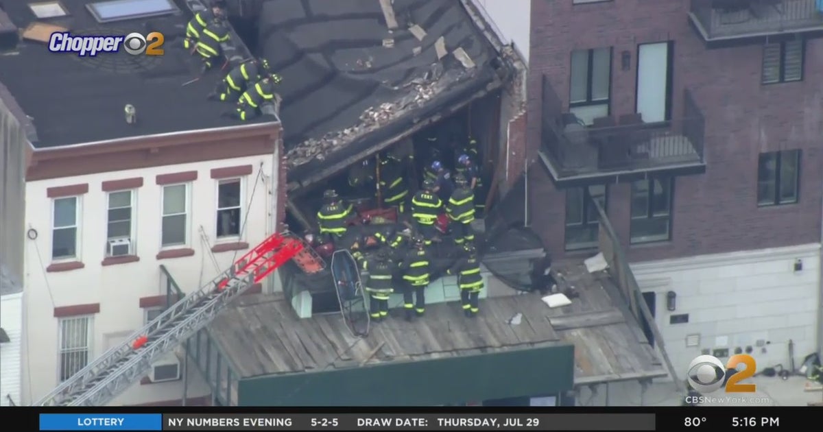2 Workers Rescued After Partial Building Collapse In Brooklyn - CBS New ...