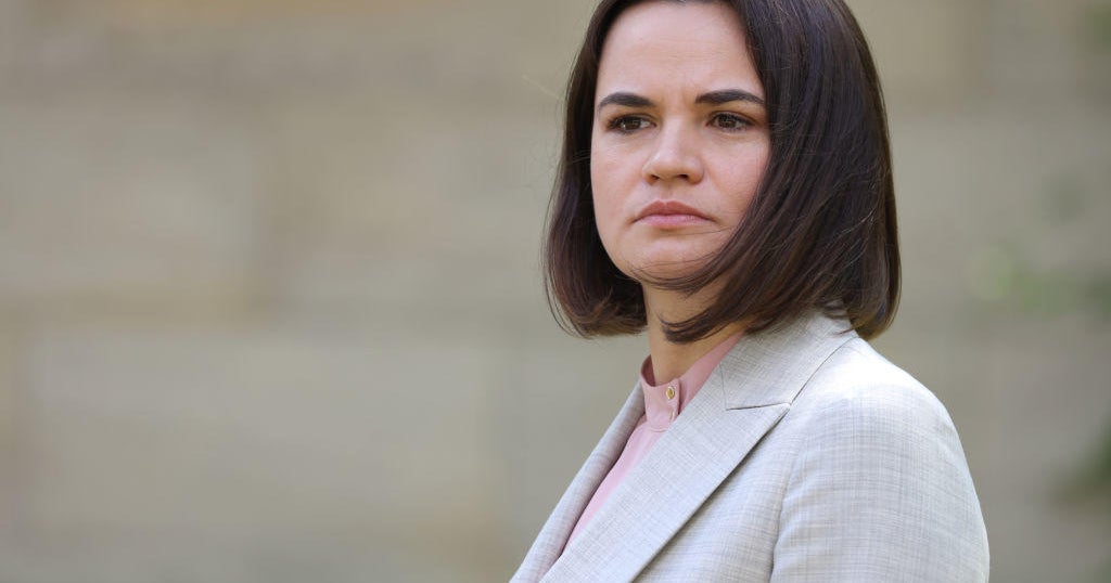 Belarusian opposition leader brings her country's fight for democracy ...