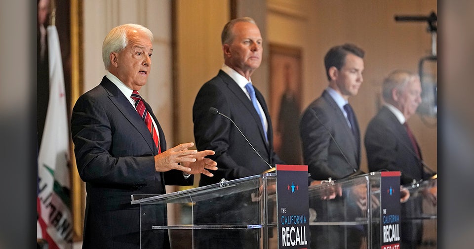California Republican Party Declines to Endorse Candidate in Recall ...