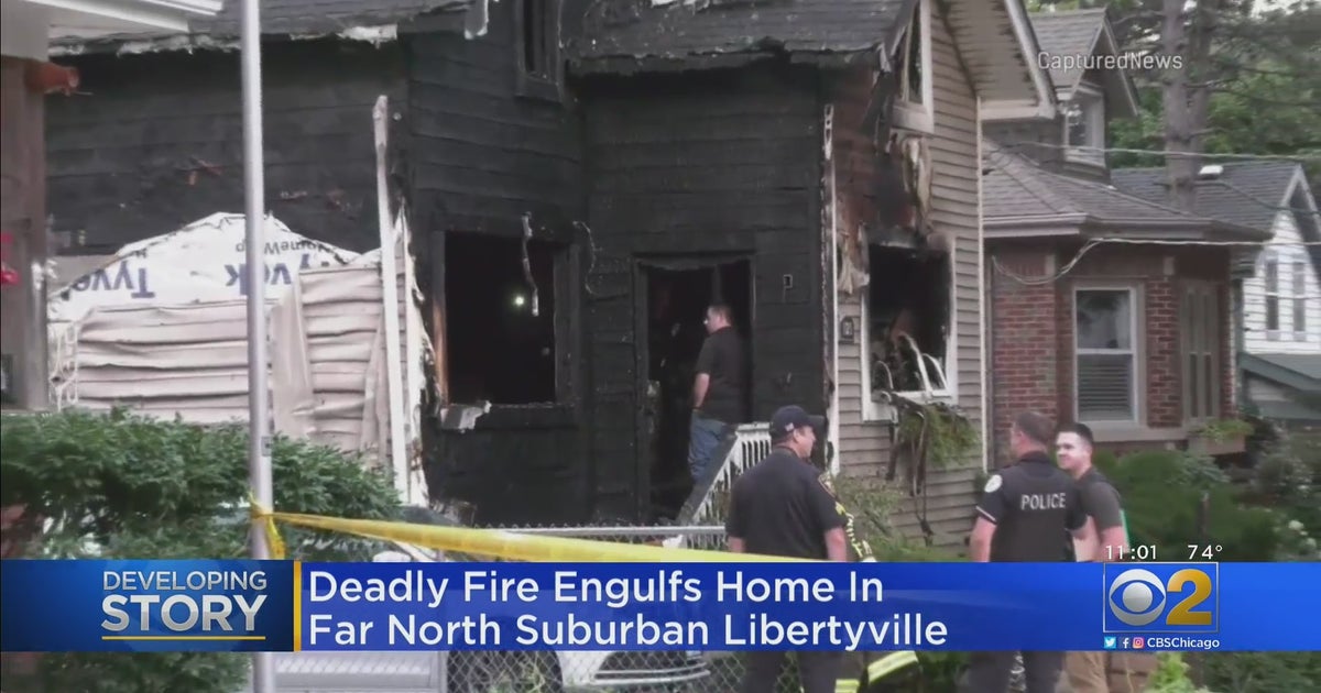 1 Person Found Dead In Libertyville House Fire - CBS Chicago
