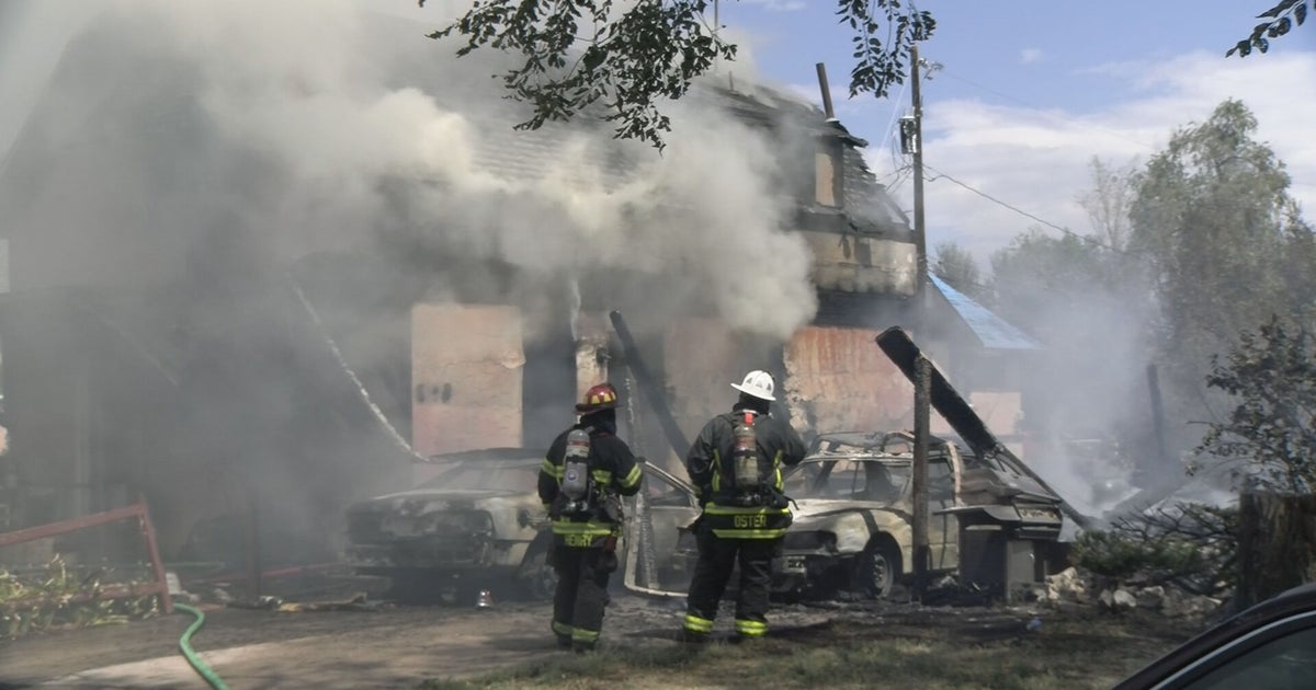 3 Injured, House In Evans Seriously Damaged After Fire - CBS Colorado