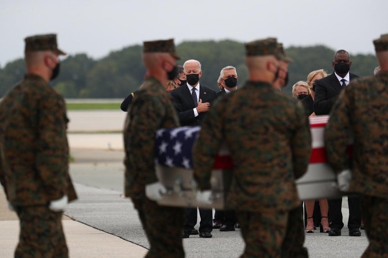 Biden honors troops killed in Afghanistan as remains arrive in U.S ...