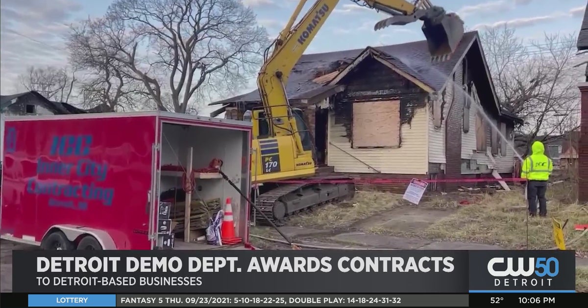 The Detroit Demolition Department Awarding Contracts To Detroit-Based ...