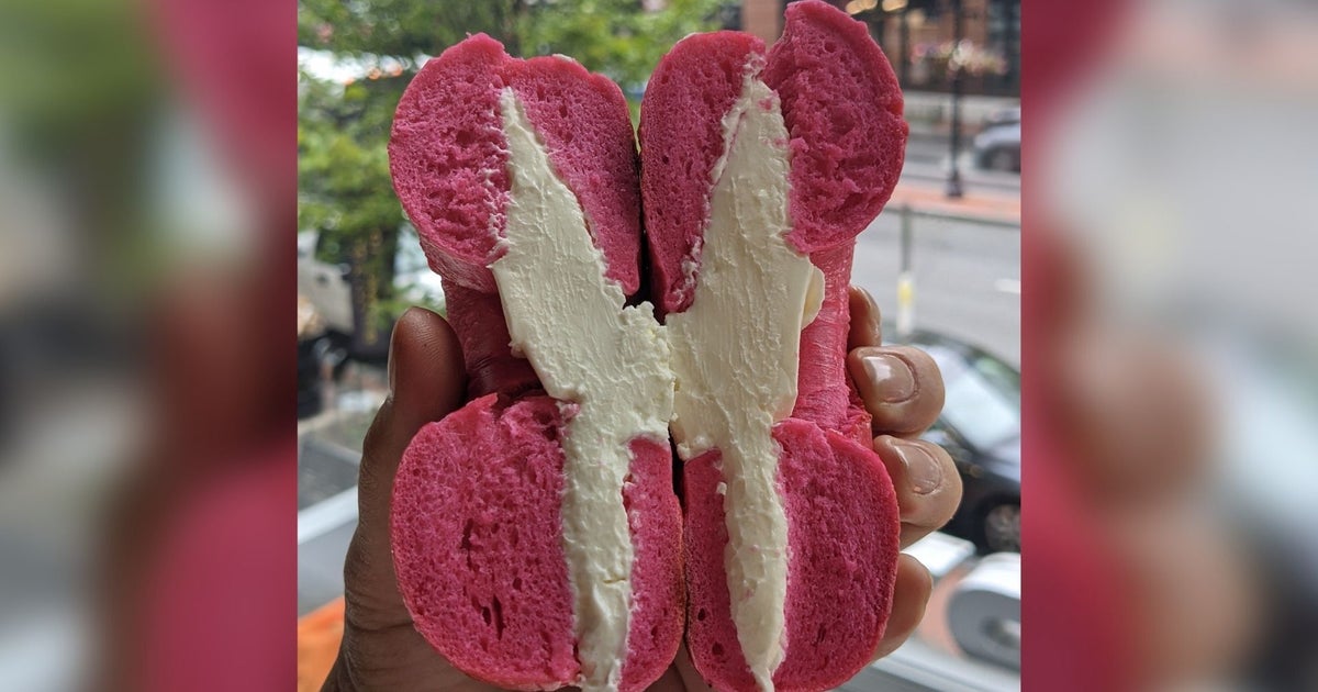 THB Bagelry Selling Pink Bagels To Raise Funds For Breast Cancer Awareness Month - CBS Baltimore