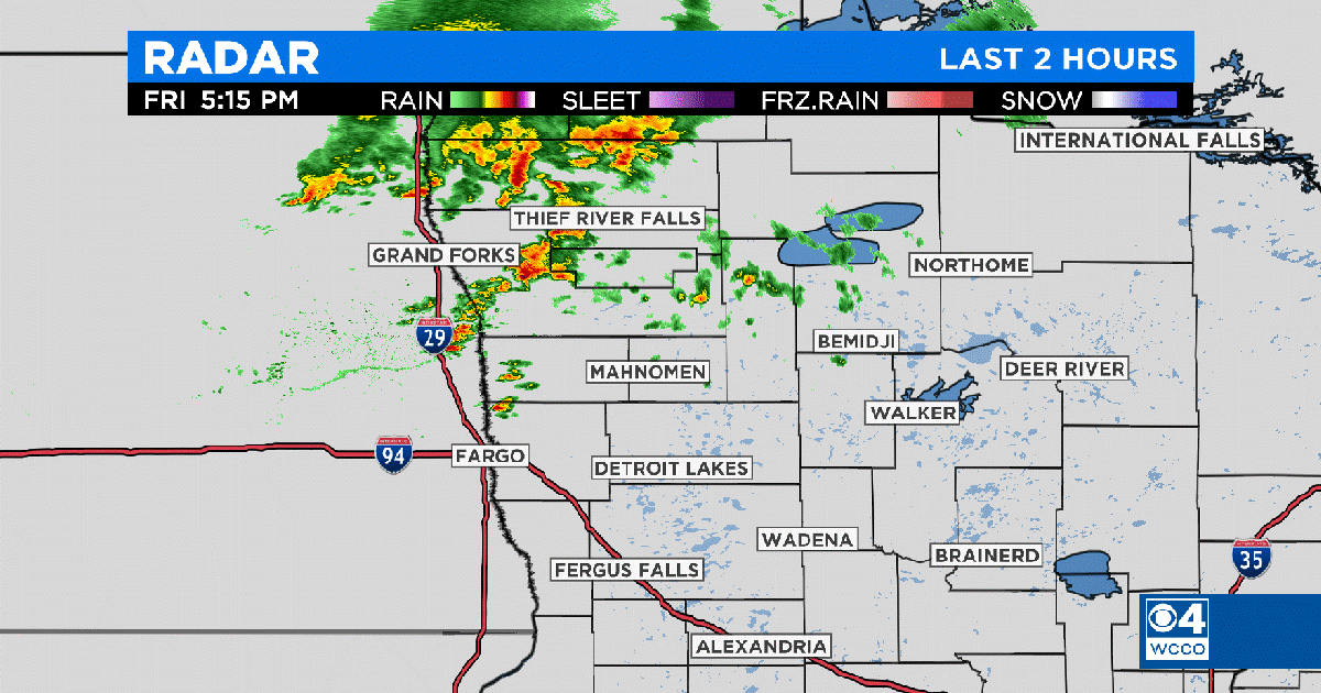 Minnesota Weather: Severe Storms Rumbling Over Northwestern Minnesota ...