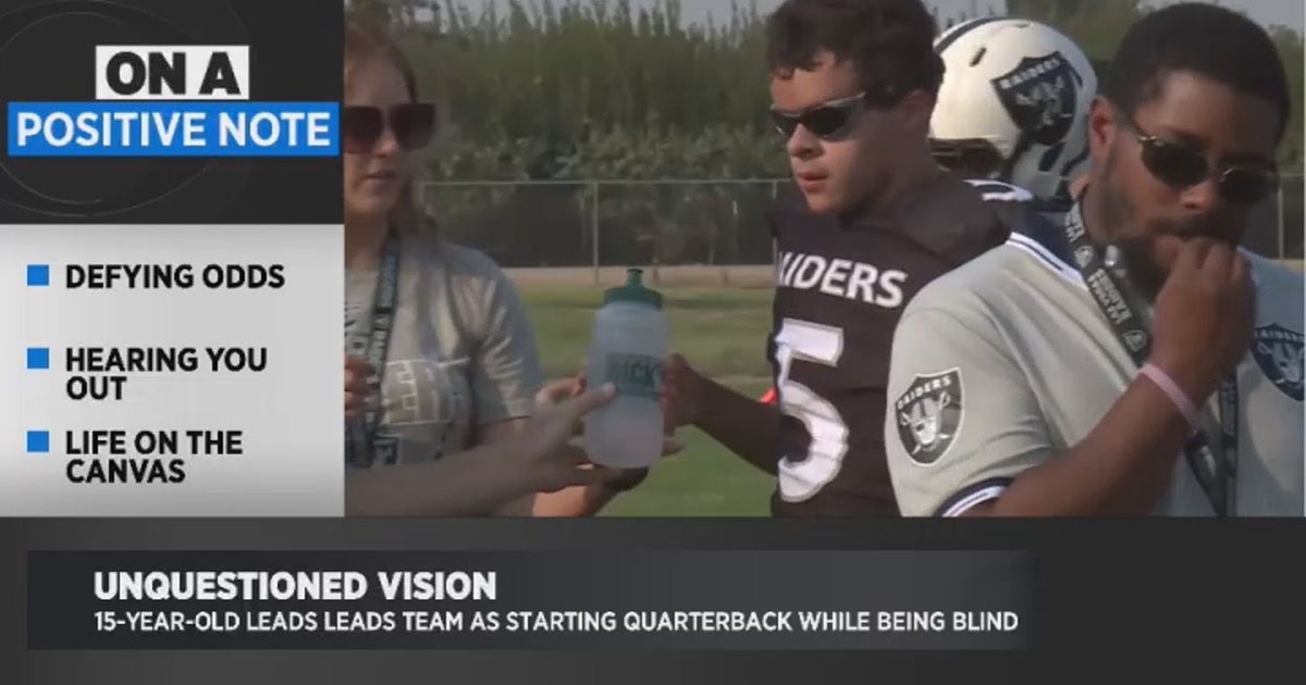 On A Positive Note: Blind Quarterback Thrills - CBS San Francisco