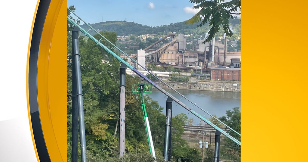 Kennywood Begins Repainting Phantom's Revenge With 'Petrifying Purple ...