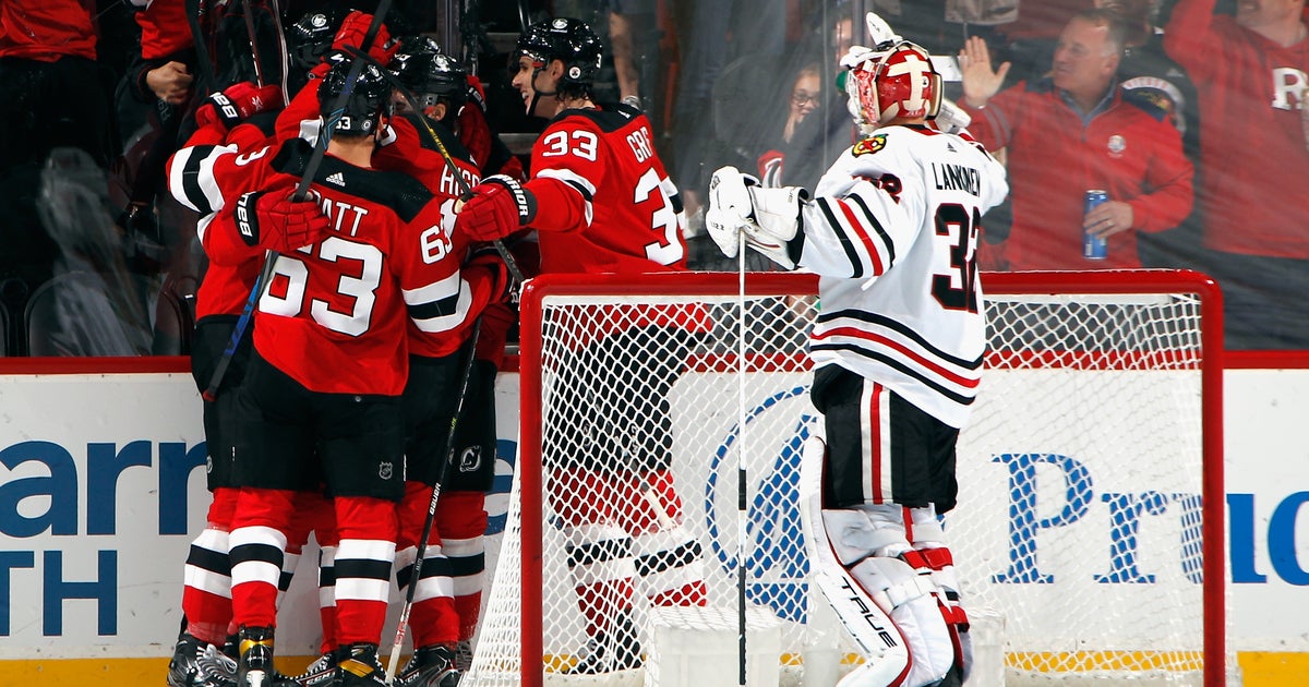 Hughes Scores 2, Lifts Devils Past Blackhawks In OT - CBS Chicago
