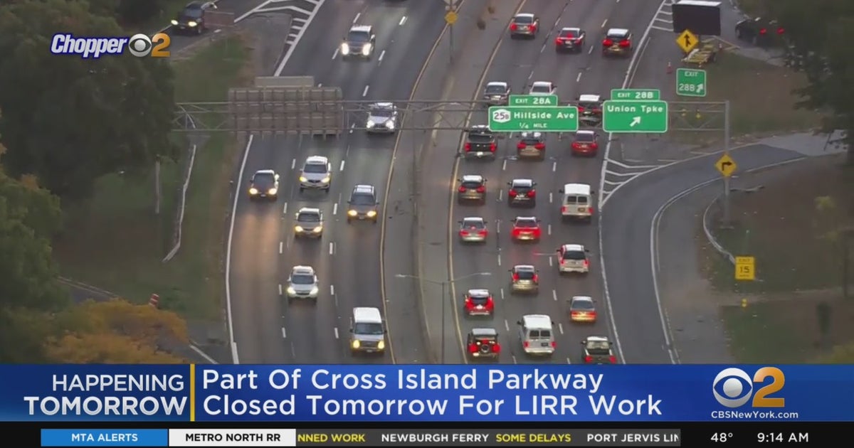 Parts Of Cross Island Parkway To Close Sunday For Lirr Work Near Ubs