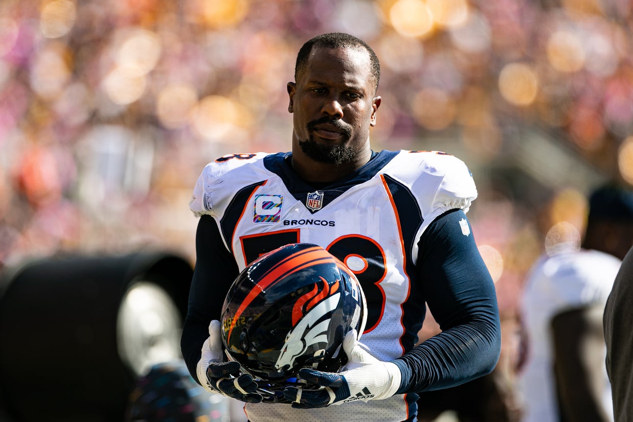 Report: Rams Acquire All-Pro LB Von Miller In Trade With Broncos - CBS ...