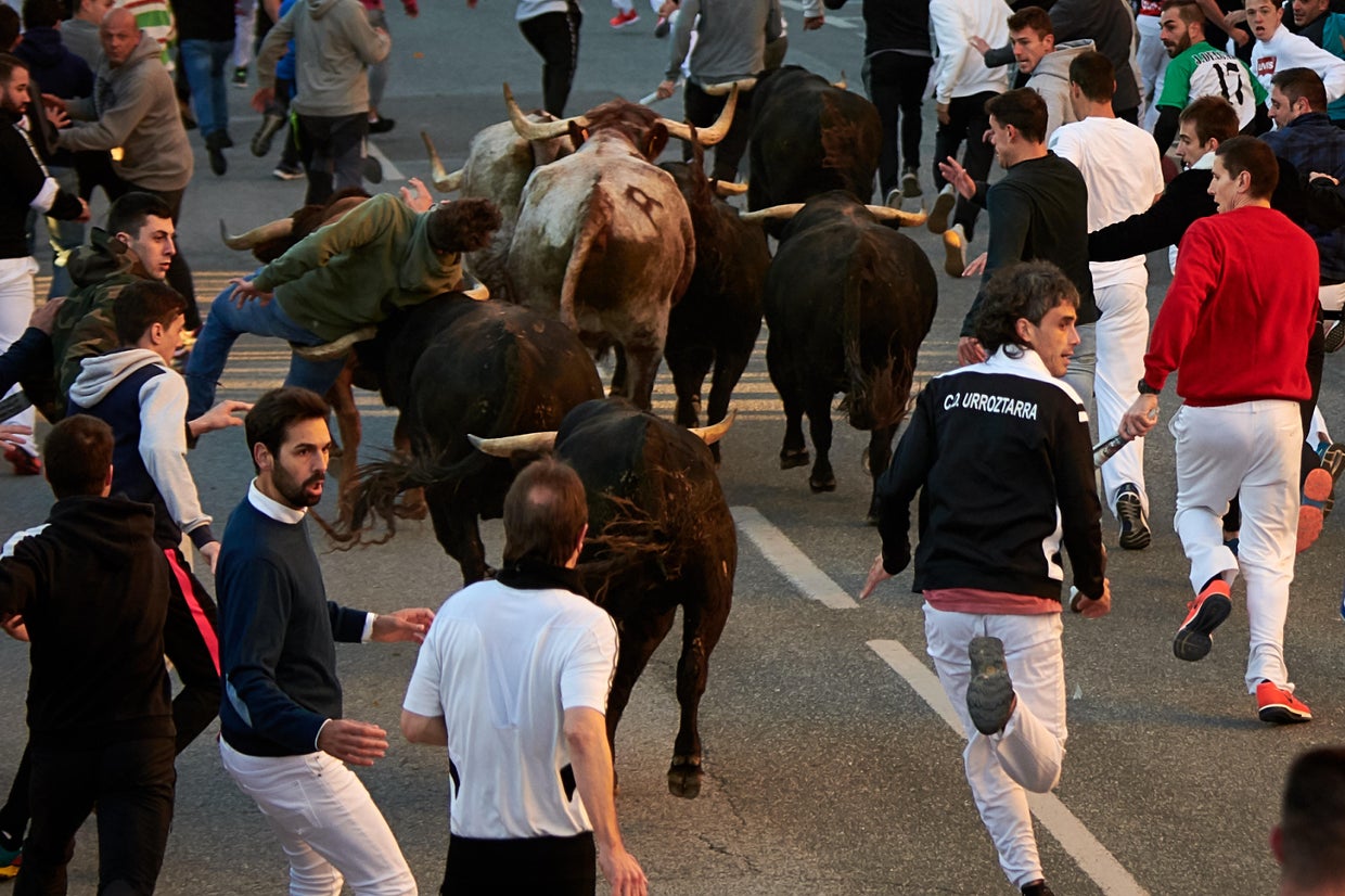 Man dies after being gored by bull during festival in Spain - CBS News