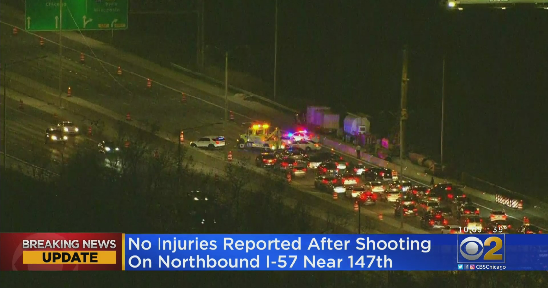 Shots Fired On I-57 Near 147th Street; Lanes Shut Down For ...