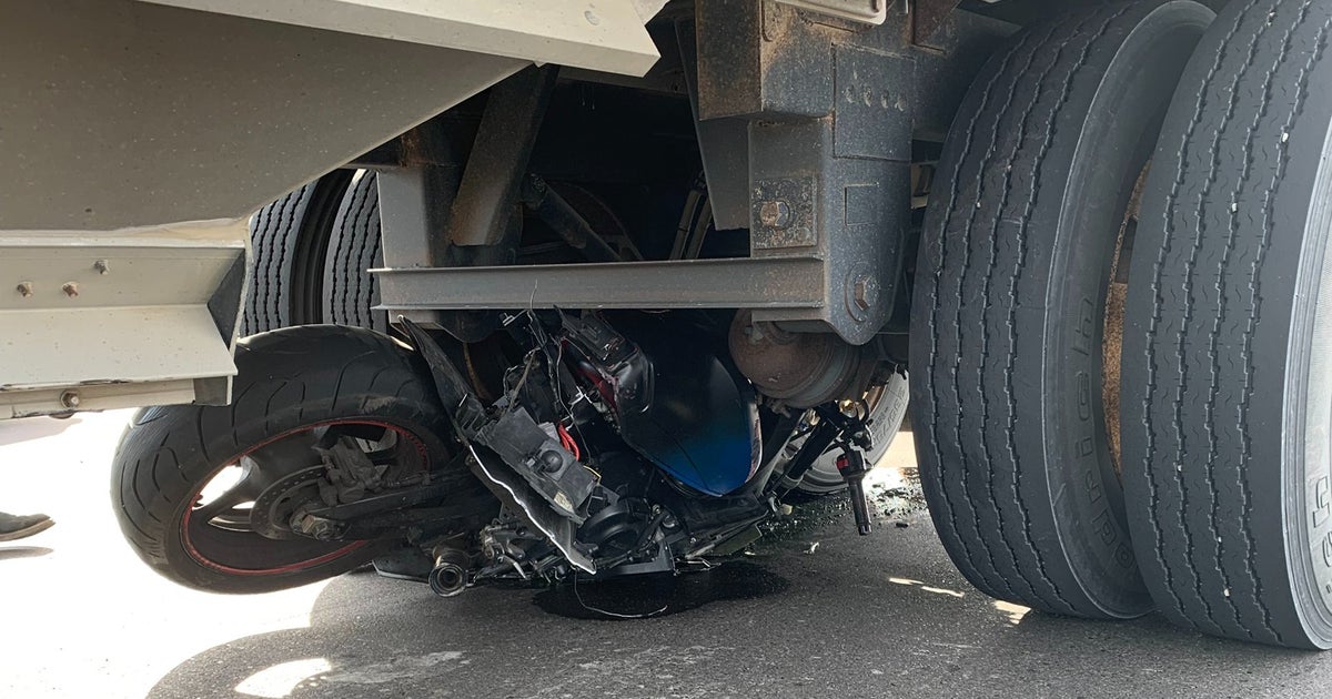 Minor Injuries For Motorcyclist Whose Bike Was Crushed In Crash With ...