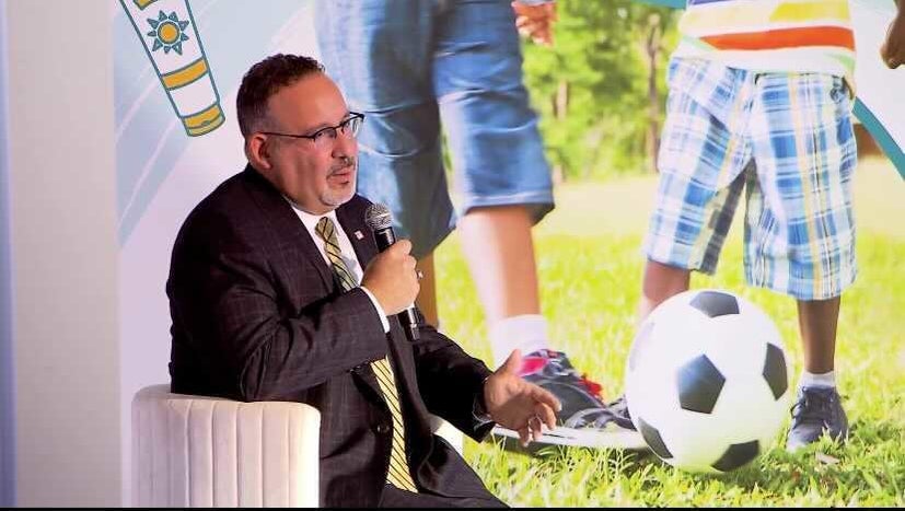 Education Secretary Cardona says there should be "no need" for hybrid ...