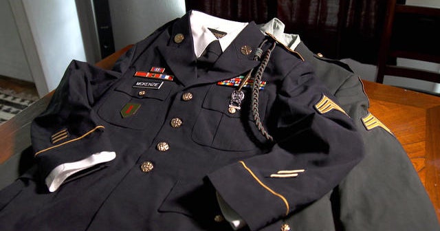 Discarded uniforms bring hope - CBS News